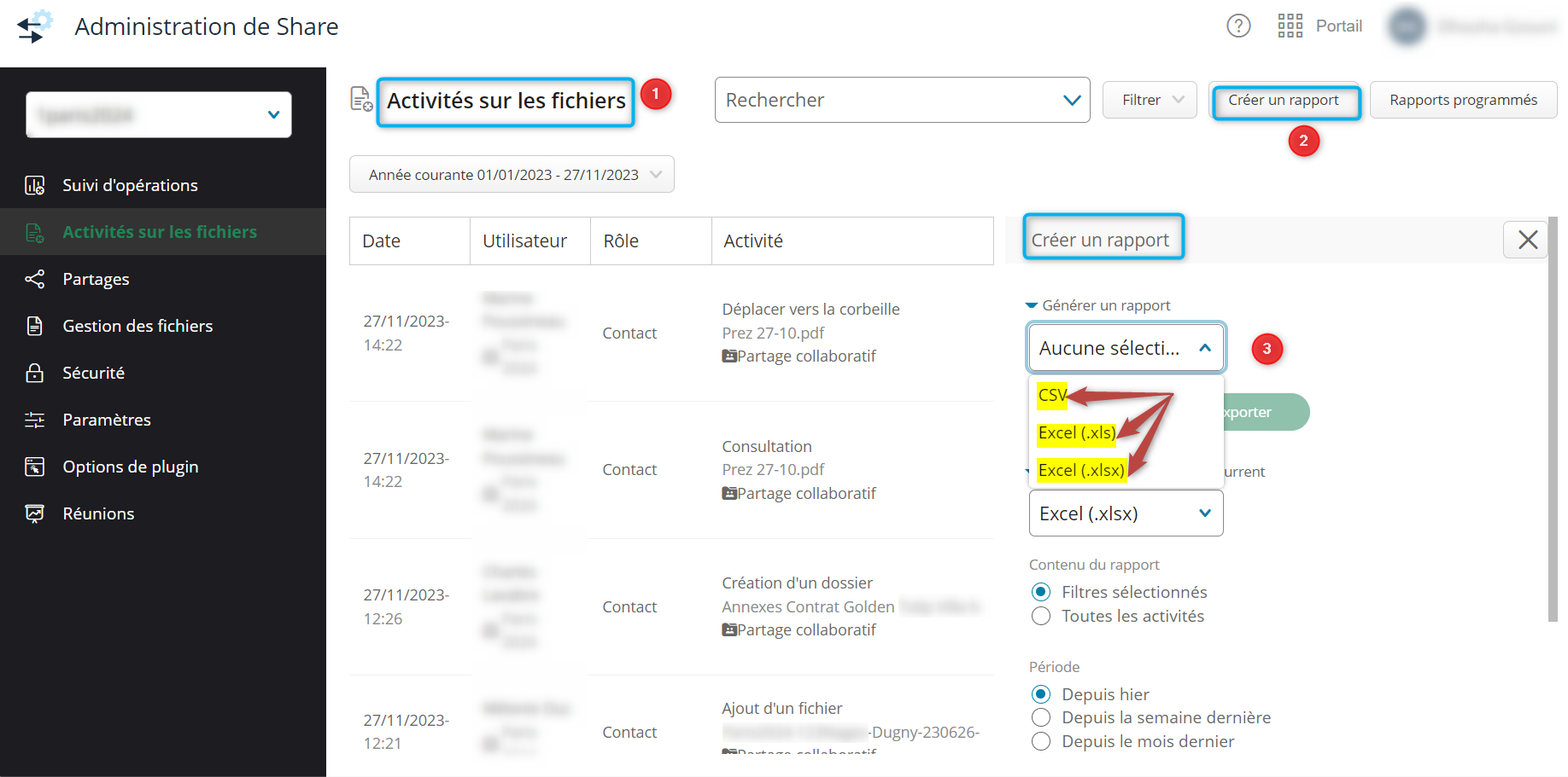 Comment effectuer un suivi des opérations